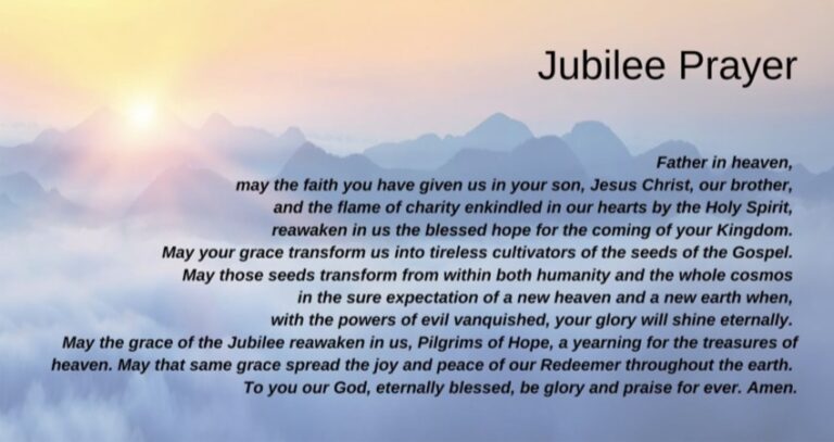 Journeying through the 2025 as Jubilant Pilgrims of Hope by Michelle ...